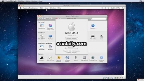 Install Run Mac OS X Snow Leopard In A Virtual Machine On Top Of OS X Lion