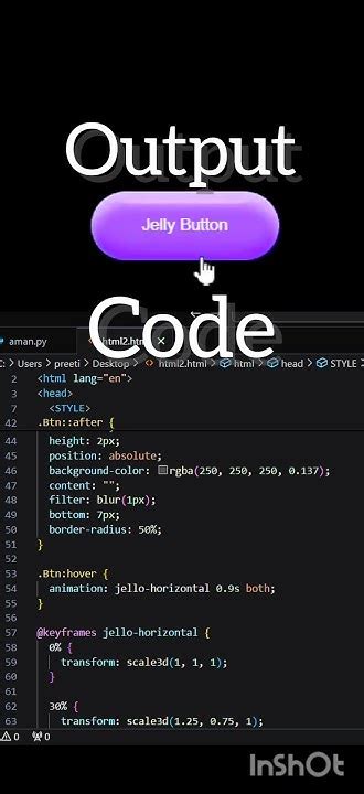 Button Animation In Html Css Part 23 Html Css Coding Youtube