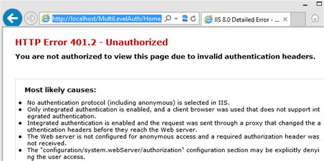 Looking Into Windows Authentication At Web Config And At IIS Code Wala