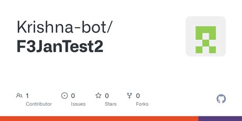 Github Krishna Botf3jantest2