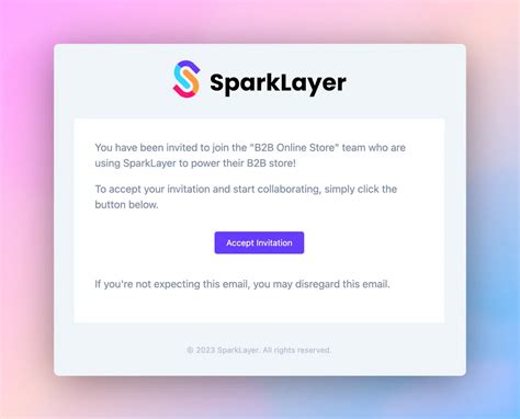 Account Settings Sparklayer Docs