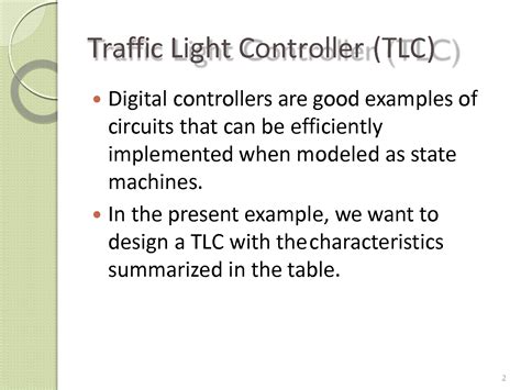 Solution The Vhdl Vhsic Traffic Light Controller Design Field