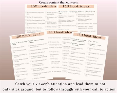 150 Hooks For Social Media Content Creation Hooks Ideas Etsy