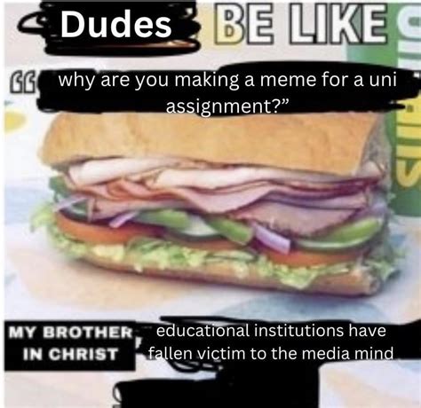 Meme Assignment Thing R University