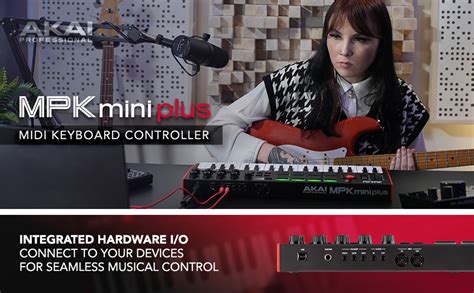 AKAI Professional MPK Mini Plus USB MIDI Keyboard Controller With Mini Keys MPC Pads