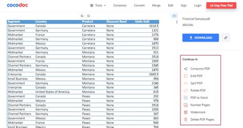 Convert XLSX To PDF Step By Step Guide CocoDoc