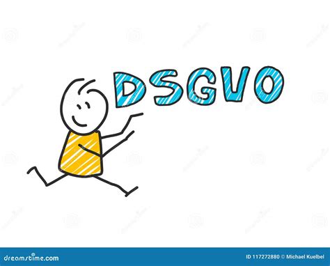 Stick Man In Front Of Dsgvo Letters General Data Protection Regulation Gdpr Rgpd Dsgvo Dpo