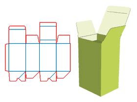 Free Box Template Expansion Diagram Knife Mold Map Generation Download Tubular Box Extension