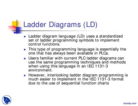 Ladder Diagrams Digital Logic Design And Programming Lecture Slides