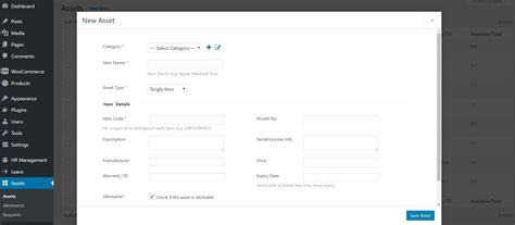How To Manage Company Asset From Your Wordpress Website