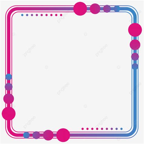 Rectangular Colored Decorative Border Rectangle Color Frame Png And