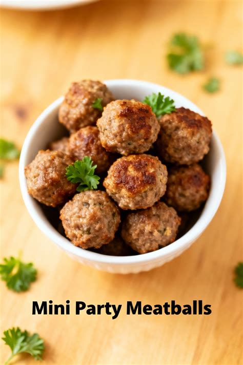 Mini Party Meatballs