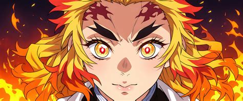 Kyojuro Rengoku Wallpaper 4k Flame Breathing
