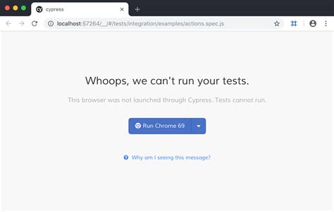 whoops we can t run your tests · issue 1262 · cypress io cypress