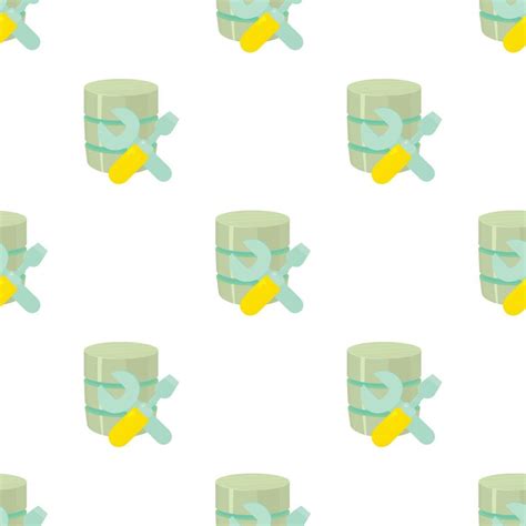 Repairing Database Pattern Seamless Vector 15141474 Vector Art At Vecteezy
