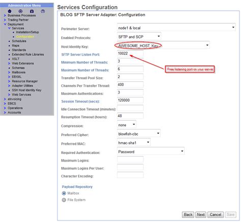 Setting Up A Sftp Server Adapter As Easy As 1 2 3