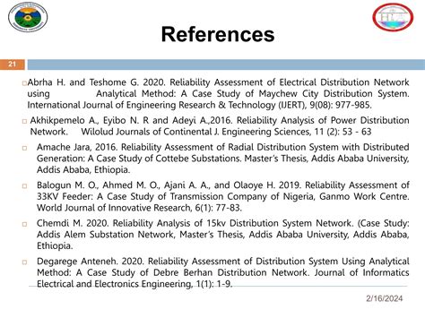 Reliability Assessment Of Power Distribution System Pptx