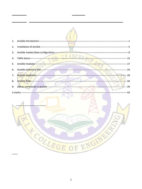 unit iv configuration management using ansible notes pdf computer