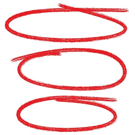 빨간펜 동그라미 이미지 Freepik에서 무료 다운로드