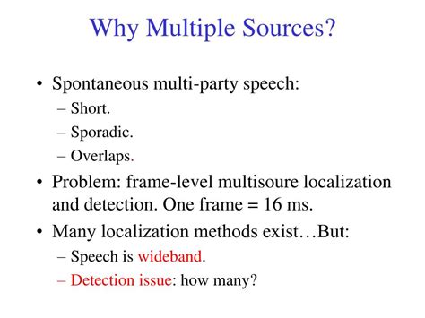 ppt multiple audio sources detection and localization powerpoint