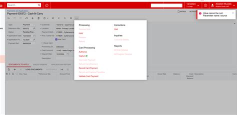 Payment Plugin Credit Card Value Cannot Be Null Parameter Name Source Community
