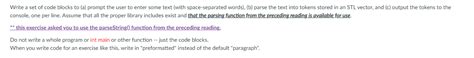 Solved Write A Set Of Code Blocks To A Prompt The User To Chegg Com