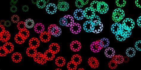 Dark Green Red Vector Layout With Circle Shapes 13487361 Vector Art At Vecteezy