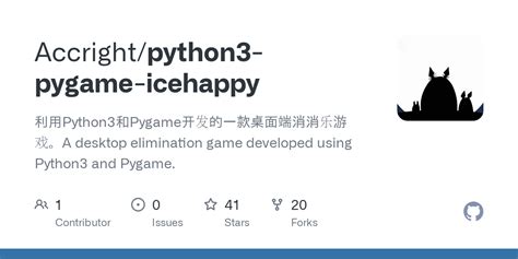 Github Accrightpython3 Pygame Icehappy 利用python3和pygame