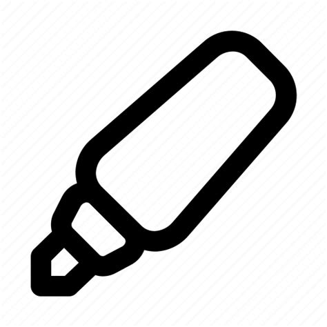 Highlighter Shape Ui Tool Grapic Icon Download On Iconfinder