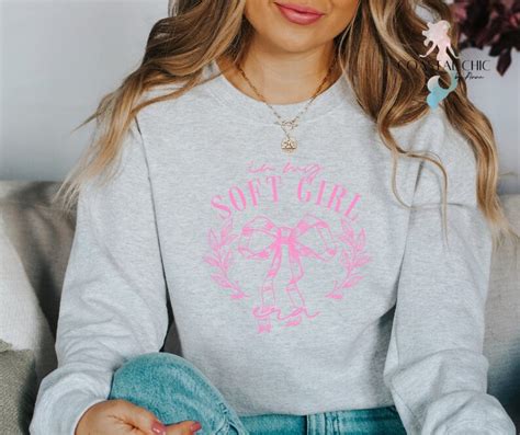 In My Soft Girl Era Soft Girl Era Sweatshirt Soft Girl Sweatshirt