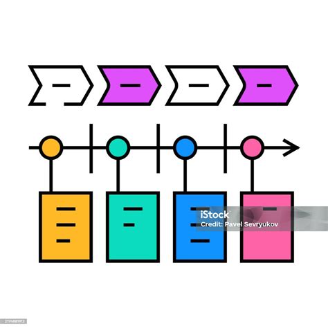 사용자 여정 지도 Ux Ui 디자인 아이콘 색상 일러스트 건설 프레임에 대한 스톡 벡터 아트 및 기타 이미지 건설 프레임