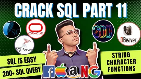 🔍p11 Mastering Sql 200 Essential Queries Character Functions Decode