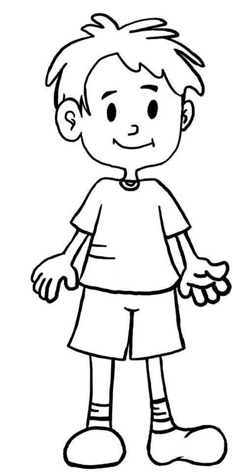 Imagens De Menino Para Colorir Image To U