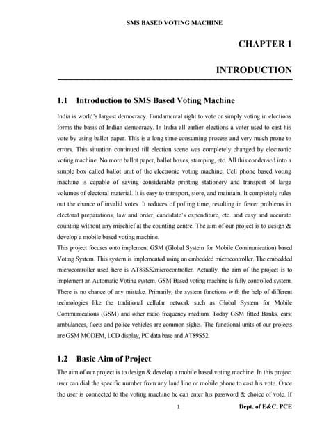 337387524 136445446 Sms Based Voting Machine Project Report Pdfpdf