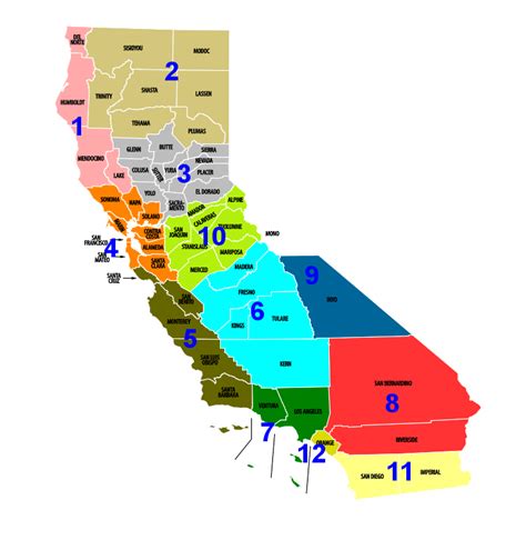 Free Images Caltrans District Map Svg