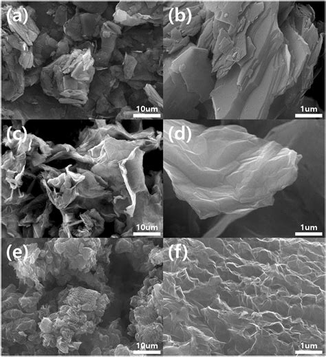 Scanning Electron Microscopy Sem Image Of Ab Graphite Powder