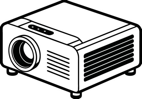 Lesson Projector Icon Outline Style 49044525 Vector Art At Vecteezy