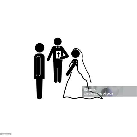 신랑 신부 아이콘 서 연인 아이콘입니다 결혼식 요소 아이콘입니다 프리미엄 품질 그래픽 디자인입니다 표지판 기호 컬렉션 아이콘 웹사이트 웹 디자인 가족에 대한 스톡 벡터 아트