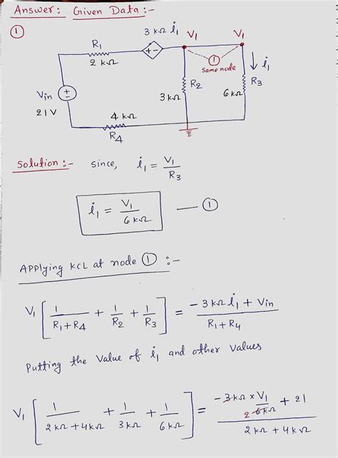 [solved] 1 find current in in the circuit shown below assume r1 2