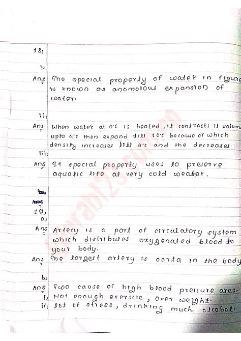 SEE Science CDC Model Set Answers Class