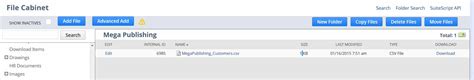 Netsuite Customization Creating A Csv Out Of Saved Search