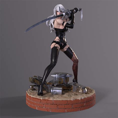 Sexy Nier Automata A Fan Art Unpainted Or Fully Painted Etsy