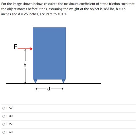 Solved For The Image Shown Below Calculate The Maximum Chegg