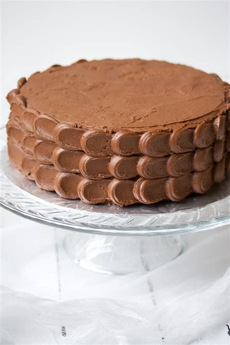 Chocolate Cake With Chocolate Buttercream Frosting Movita Beaucoup