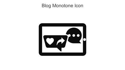 Blog Monotone Icon In Powerpoint Pptx Png And Editable Eps Format PPT PowerPoint