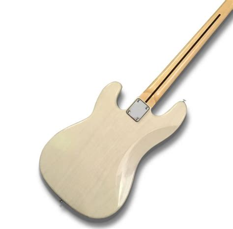 Custom Cream White Pb Style Electric Bass Guitar Palace Guitars