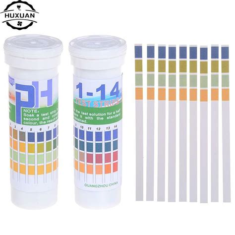 150pcs Ph 테스트 스트립 표시기 물 타액 및 소변 테스트를위한 Ph1 14 테스트 용지 실험실 가정용 측정 측정 및 분석 장비