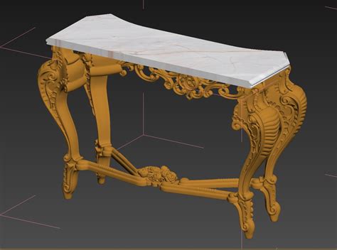 3d Silik Classical Console 1145150 Turbosquid