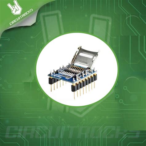 Circuitrocks Mp3 Micro Sd Card Sound Wtv020 Module Arduino Compatible Shopee Philippines