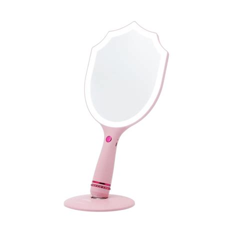 Impressions Vanity Aurora Led Handheld Makeup Mirror With Standing Base